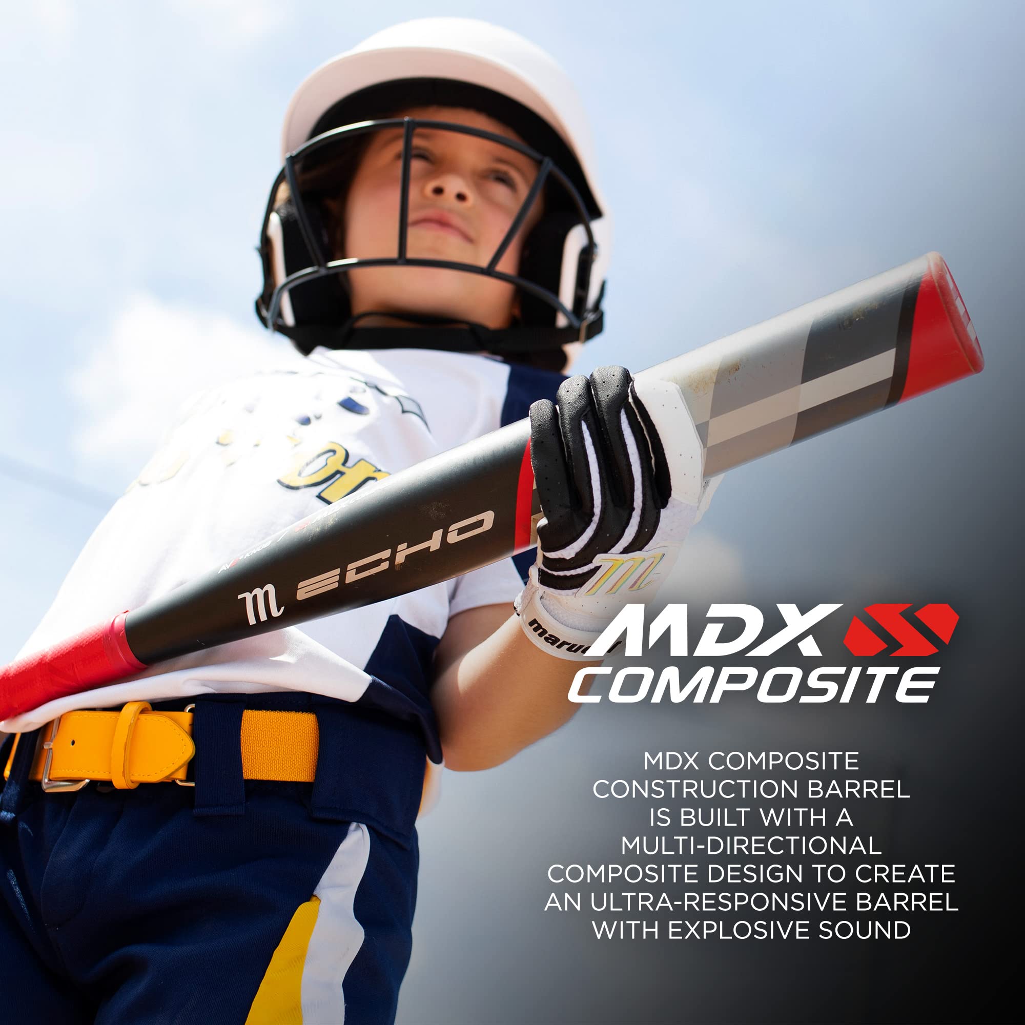 Marucci ECHO -10 Composite Fastpitch Bat, 2 1/4" Barrel, 33"/ 23 oz