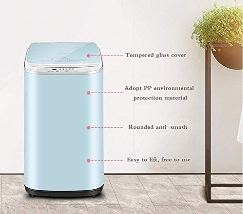 Mini Washing Machine Automatic Household Elution Integrated Child Baby Special Multifunctional Portable Washing Machine (Blue)
