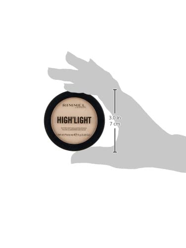 Rimmel London High'Light - 001 Stardust - Highlighter, Weightless Texture, Buttery-Soft Formula, Buildable, 0.28oz