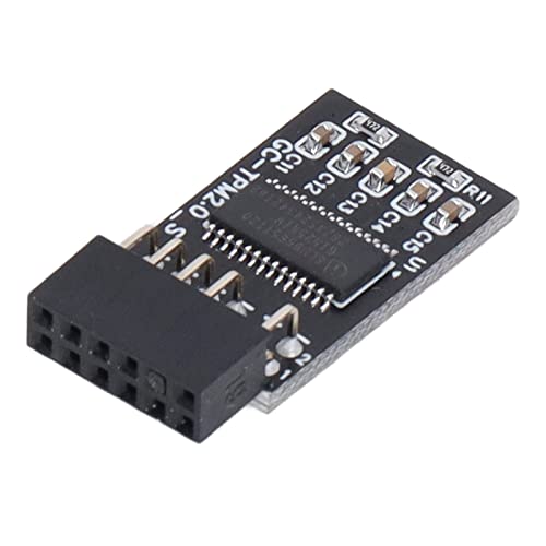 YYQTGG Encryption Module, TPM 2.0 Module LPC Interaface Easy Installation 27mm Length Electronic Component for Replacement