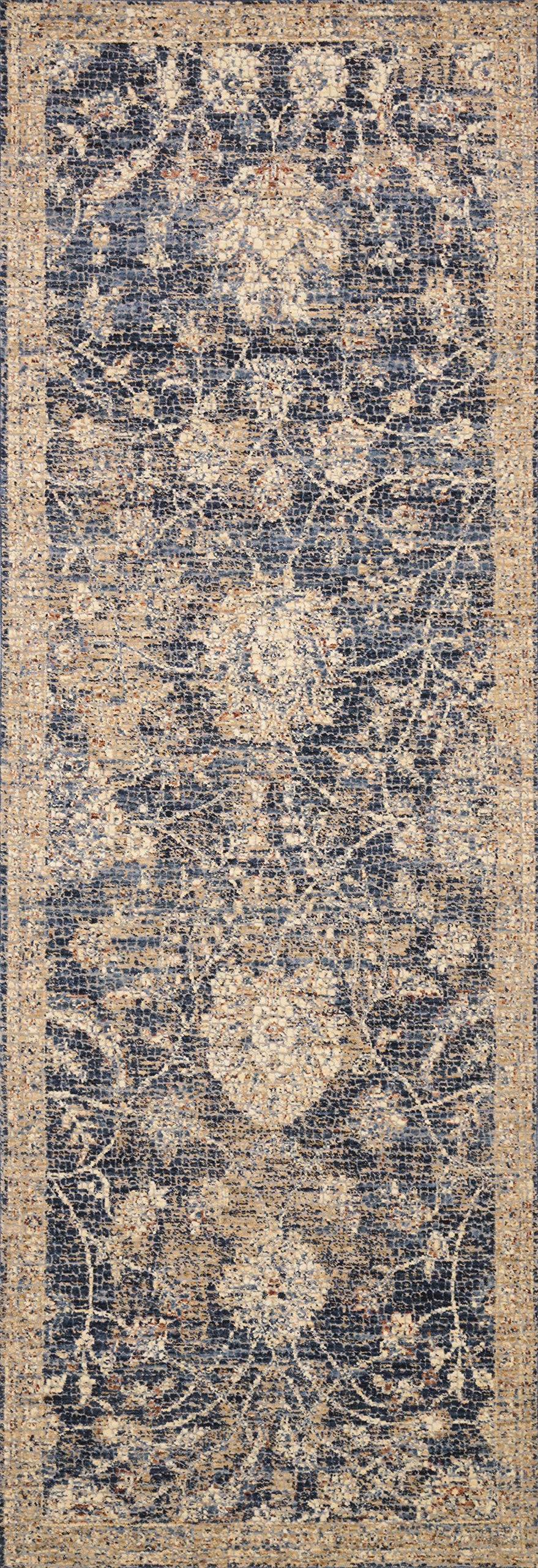 Loloi Porcia Collection Area Rug, 5' x 8', Blue/Beige