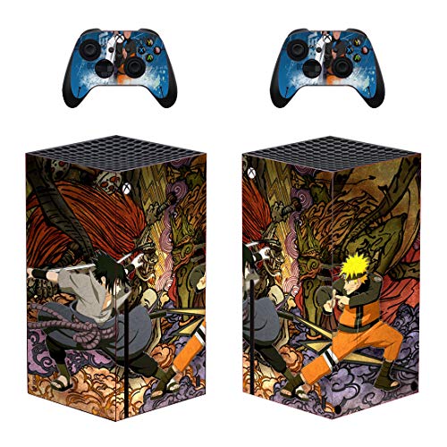 Shinobi Anime Decals Stickers Full Set Faceplate Skin for X-box-One-Series X Protection Kit by KAJAL MANI