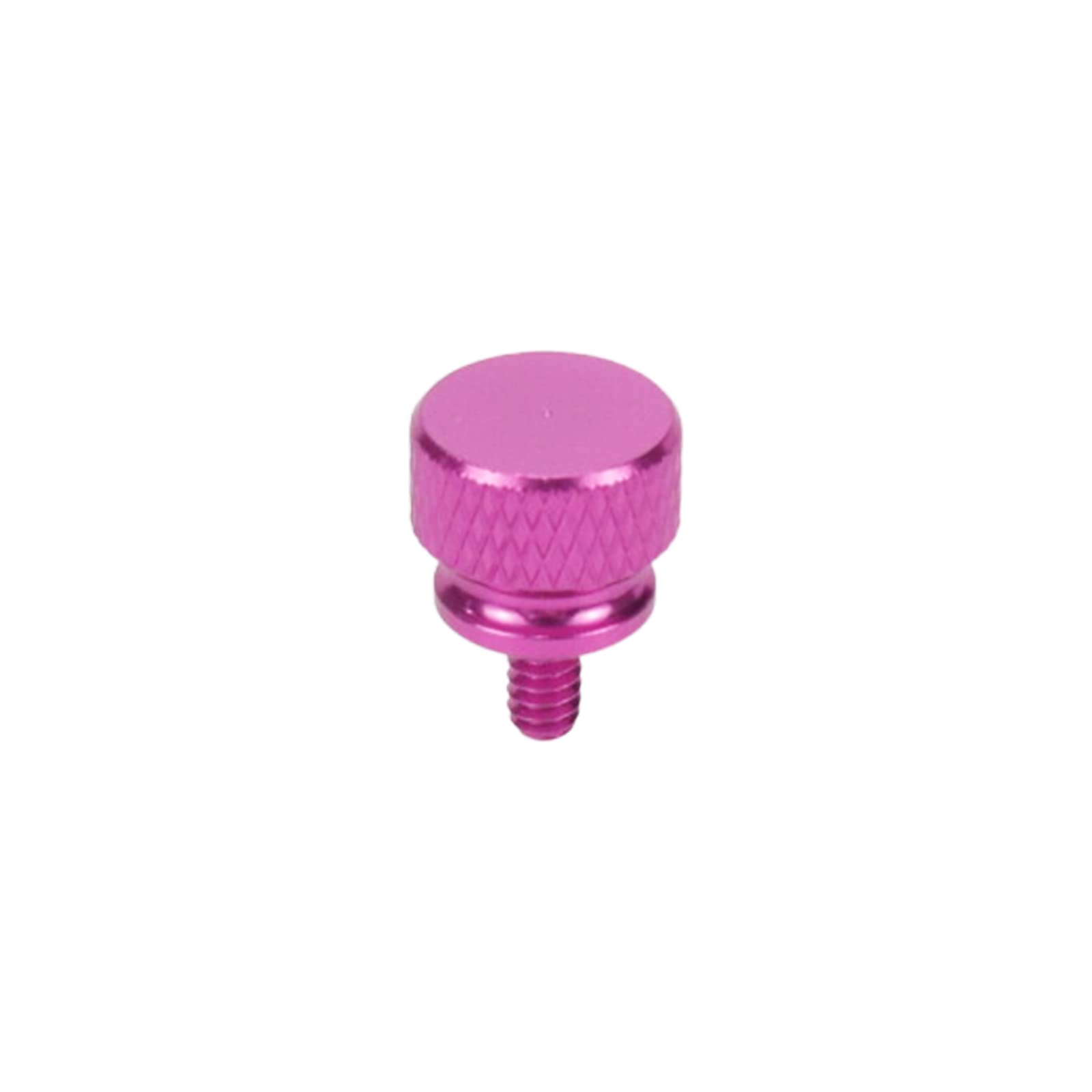 UTALIND 10 Pcs Anodized Aluminum Computer Case Thumbscrews(6-32 Thread), Fully Threaded Knurled Thumbscrews for Computer Cover, PCI Slot, Hard Drives(Rose Red)