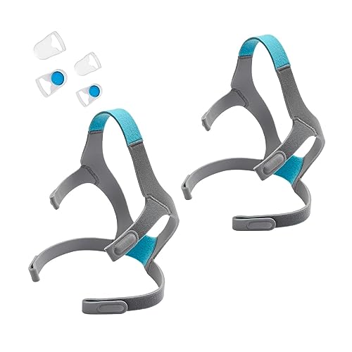 N20 Replacement Headgear Compatible with N20 for Adjustable Home Mask Headband with Magnetic Headgear Clips (2 Pack)