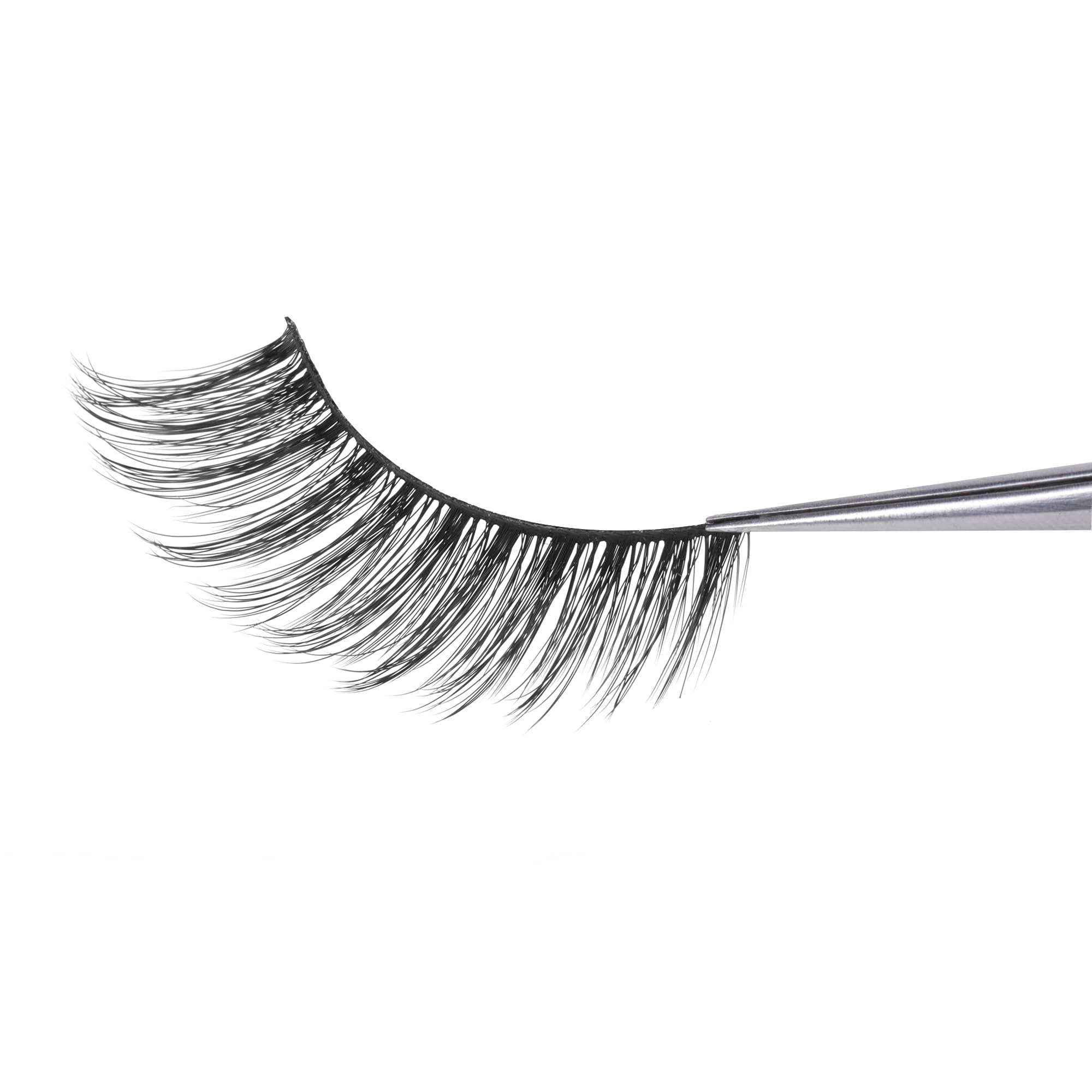 Mink Lashes Fox Eye Lashes Natural Look Wispy False Eyelashes Fluffy Cat Eye Lash Extension Strip Fake Lashes by Geeneiya Black 10 Pair (Pack of 1)