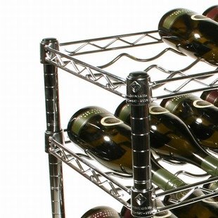 Shelving Inc. Wine Rack with 5 Shelves - 14" d x 24" w x 34" h