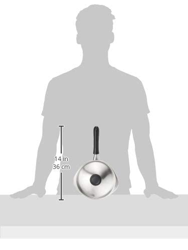 Sori Yanagi Japanese-made three-layer steel saucepan 18p (stainless steel + aluminum 3 -layer - matte) IH correspondence