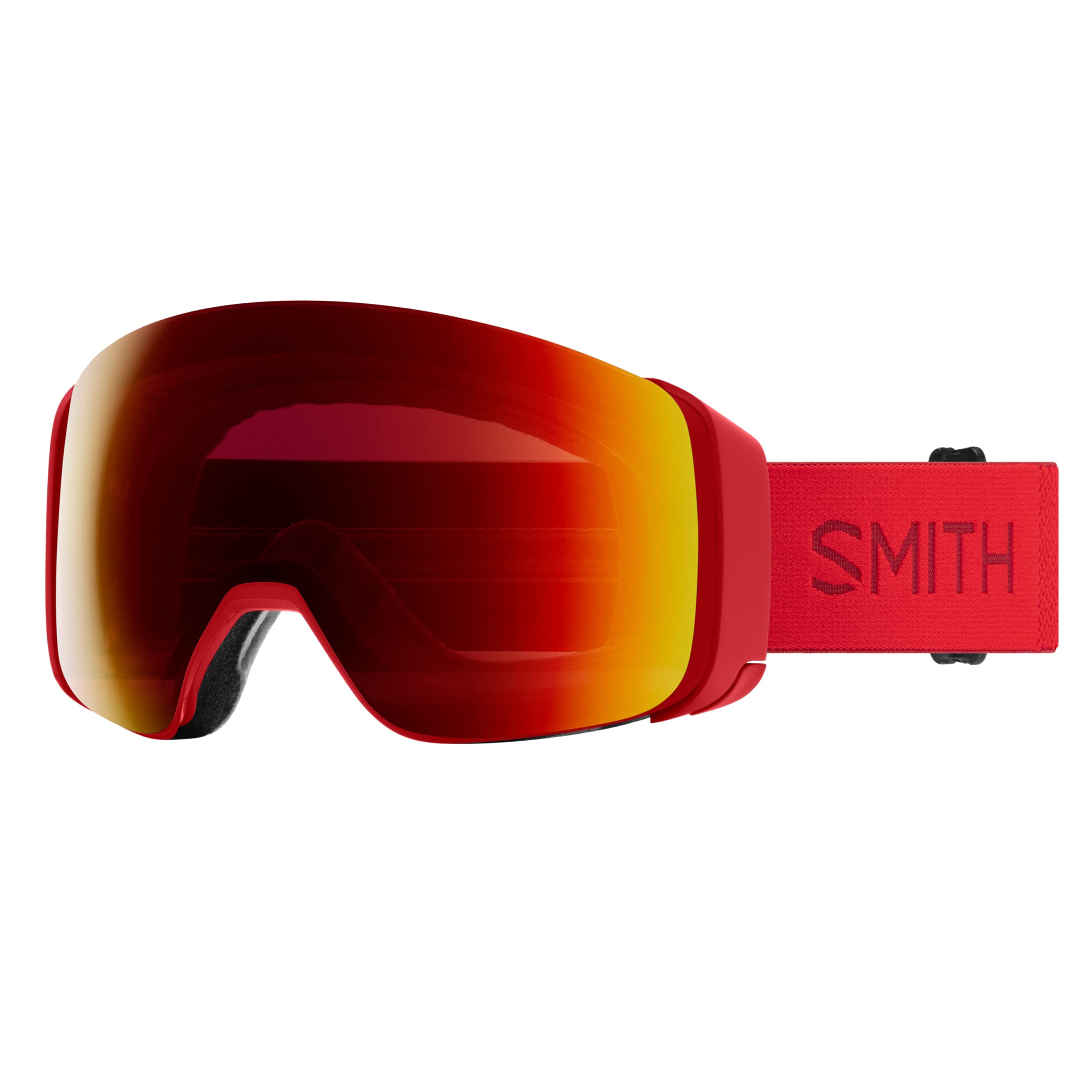SMITH 4D MAG Snow Goggle - Lava 22 | ChromaPop Sun Red Mirror + Replacement Lens