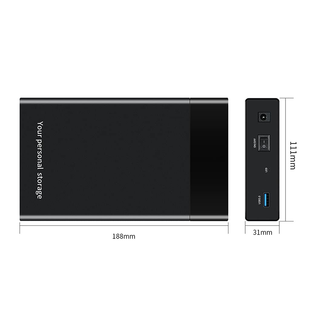 ZLXDP Sata III to USB 3.0 HDD Disk Case External Hard Drive Enclosure 2.5" 3.5" HDD Docking Station Box for Laptop