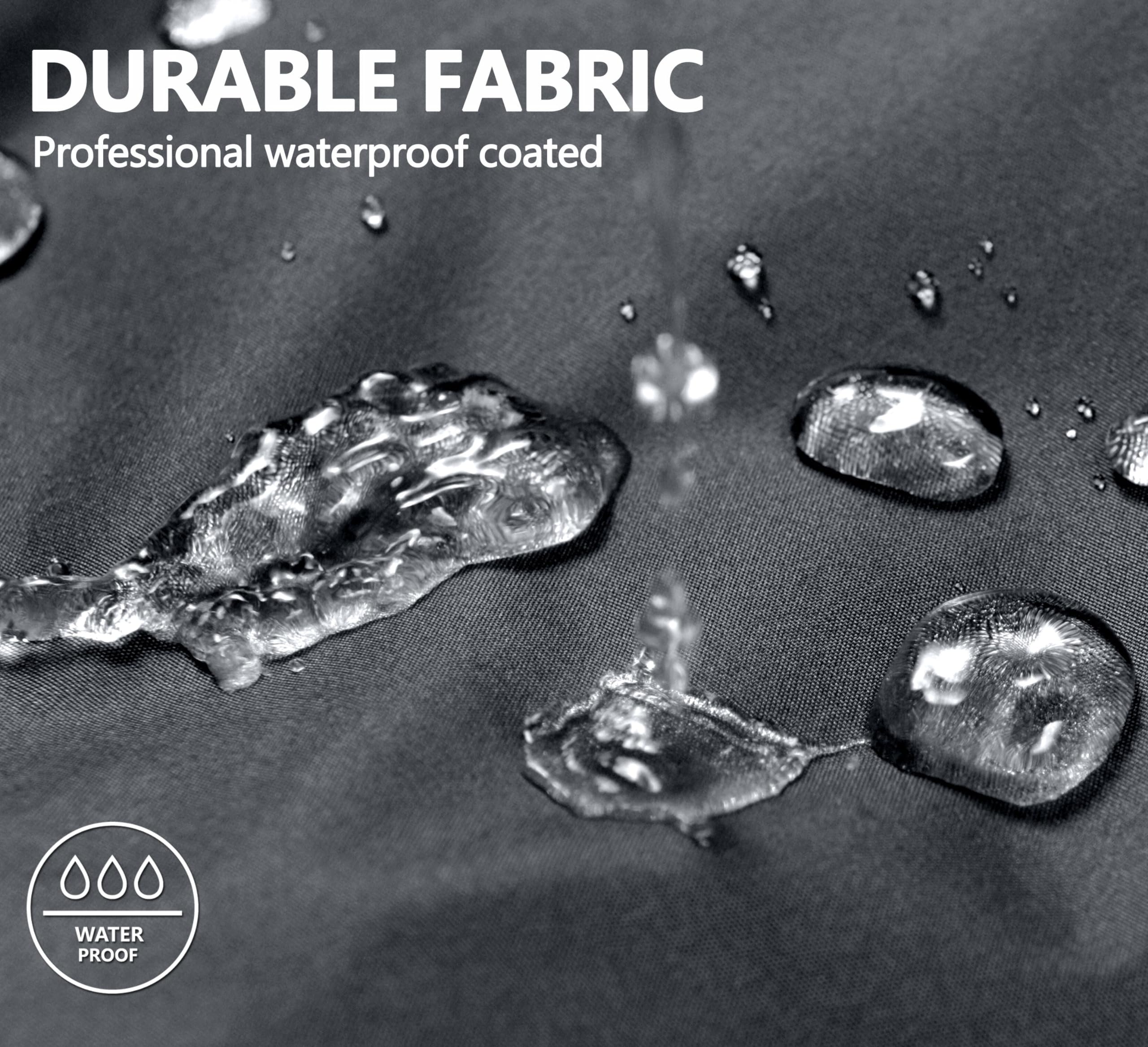 Little Donkey Andy Women’s Lightweight Waterproof Rain Jacket Outdoor Windbreaker Rain Coat Shell for Hiking, Travel Black L