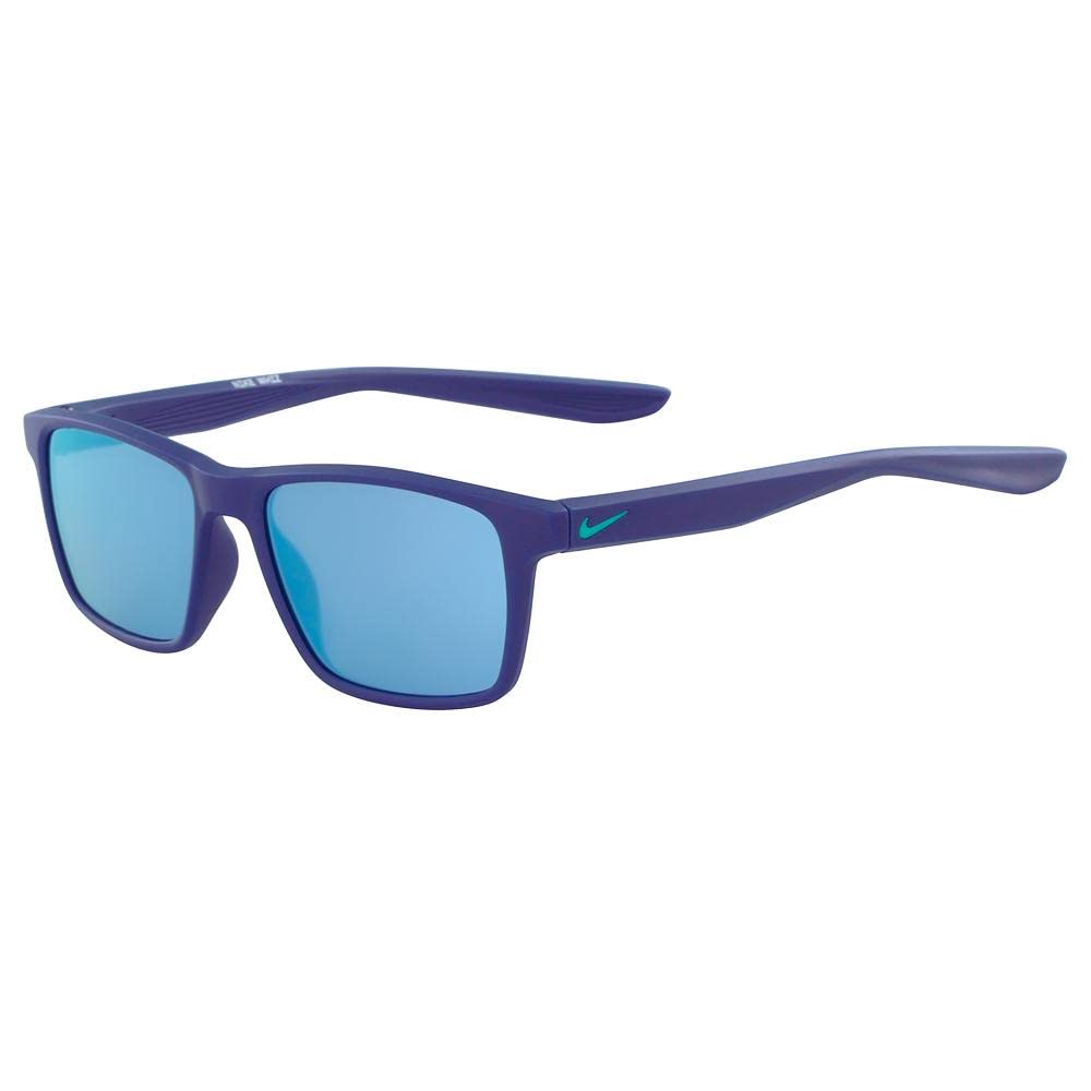 Nike EV1160-434 Whiz Sunglasses Matte Indigo Force/Clear Jade Frame Color, Grey with Light Blue Mirror Lens Tint