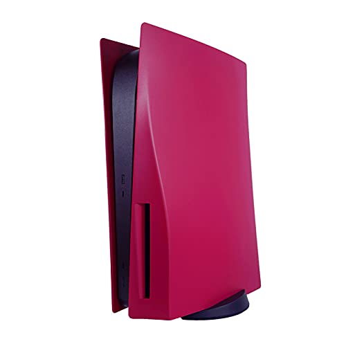 PS5 Gaming Console ABS Plastic Faceplate for Sony Playstation 5 Disc Edition - Cosmic Red