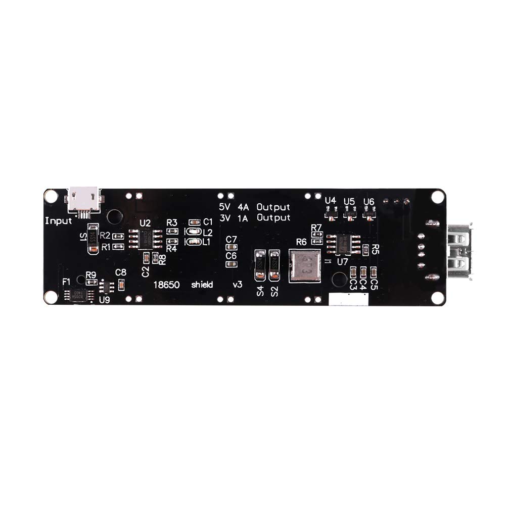 MELIFE 18650 Battery Shield, Micro USB V3 for ESP32 Battery Charging Module for ESP32 WiFi w Micro USB Cable