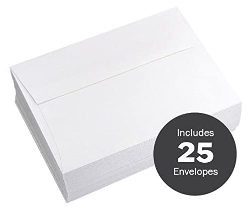 M Market On Mainstreet Rainbow Thank You Note Cards, 4"x6" Cards with White Envelopes, 25 Count, Made in the USA