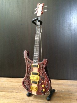 Lemmy Motörhead Miniature Bass Guitar Model