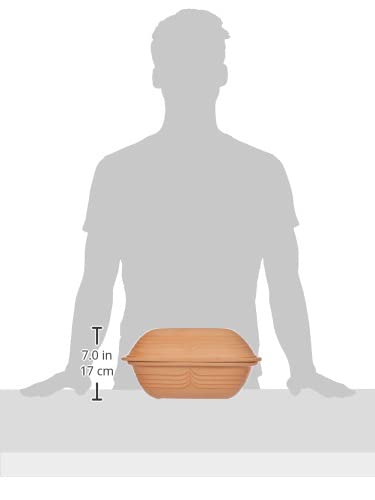 Römertopf Clay Roaster | Modern Look | Non-Stick Dutch Oven | Healthy Clay Pot Cooking | Clay Baker | Versatile Cooking Vessel - 3.2 qt (3 liters) For up to 4 People