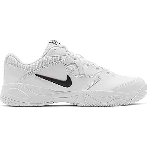 NIKE Men's Nike Court Lite 2 Shoe, white/black - white, 11.5 Regular US