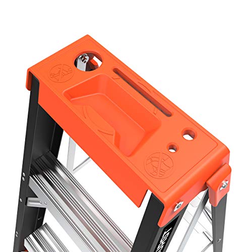 Little Giant Ladders, MicroBurst, 3' Stepladder, Fiberglass, Type 1AA, 375 lbs weight rating, (15703-001)