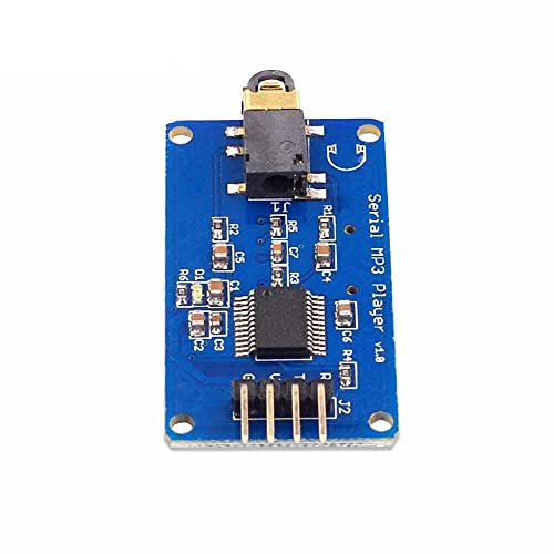 YX5300 UART TTL Serial Control MP3 Music Player Module Support MP3/WAV Micro SD/SDHC Card for Arduino/AVR/ARM/PIC 3.2-5.2V DC