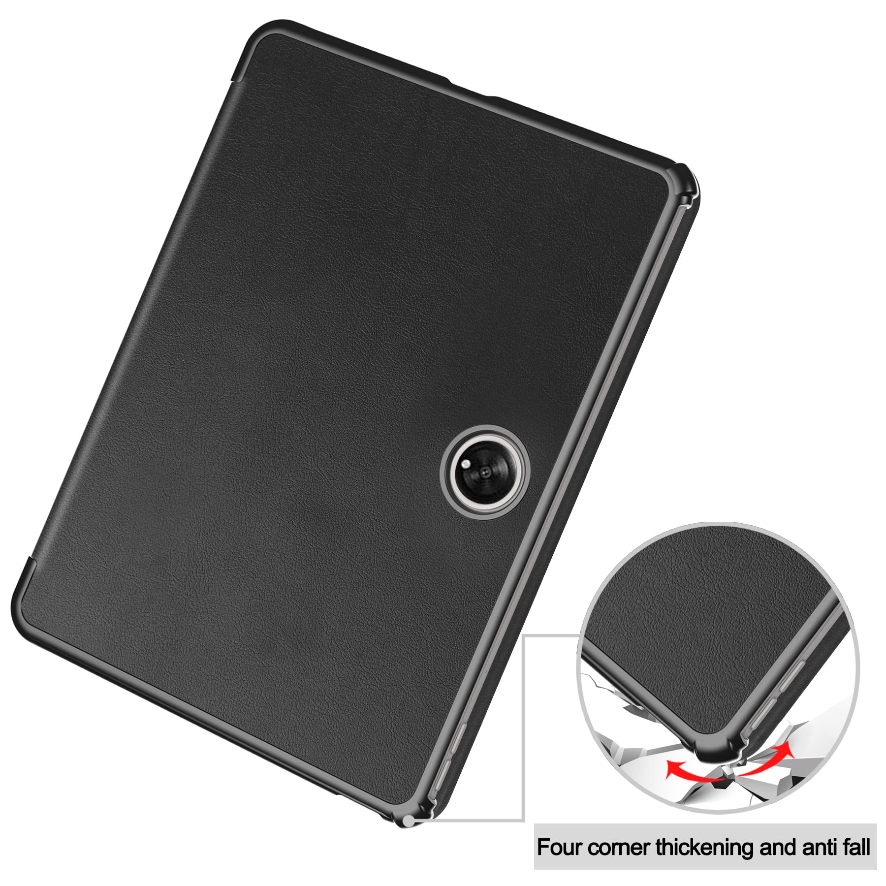 zZjoOoj for Xiaomi Redmi Pad Case 10.61 inch, Ultra Thin and Lightweight, Auto Alarm Clock/Sleep, Black