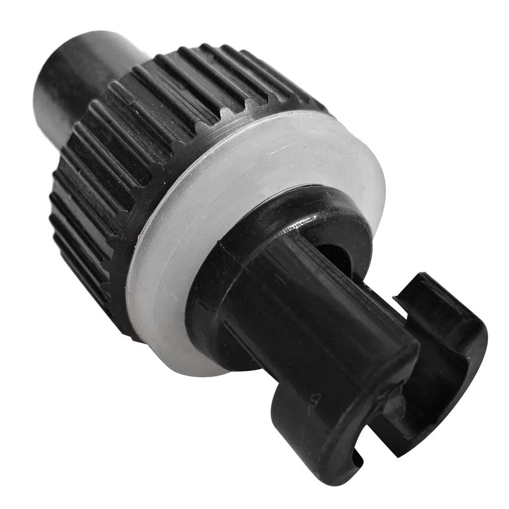 MonkeyJack 2pcs Air Pump Hose Valve Adapter for Kayak Inflatable Boat/Raft in Black