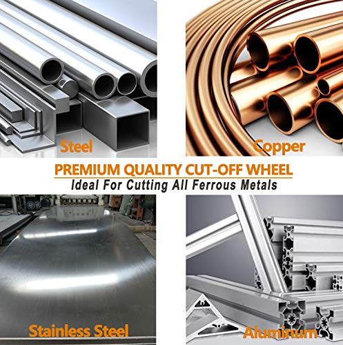 THANOS Cut Off Wheel,50 Pack 4-1/2"x 3/64 x 7/8" Metal and Stainless Steel Cutting Wheel for Angle Grinder,Ultra Thin Cutting Disc(4.5"x.040"x7/8" )