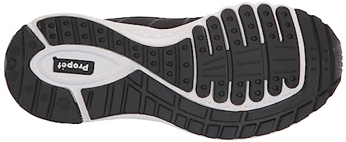 Propet Women's Propet One Twin Strap Athletic Shoes, Black/Grey, 9 XX-Wide US
