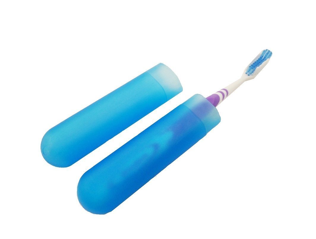 U-M PULABO Useful and practicalPortability Travel Toothbrush Holder Case Protective Case Blue Superior Quality