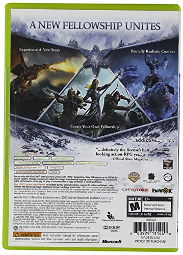 Lord of the Rings: War in the North - Xbox 360