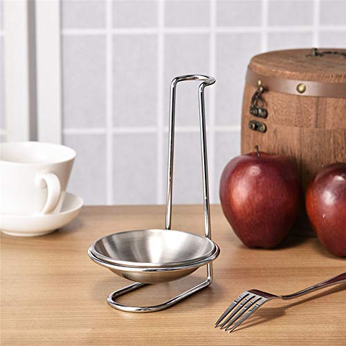 Spoon Rest Holder, iPstyle Stainless Steel Vertical Saving Soup Ladles Holders or Hotpot Restaurant, Buffet, Fast Food Restaurant Kitchen Decor Tool (Spoon Rest - 2Pack)