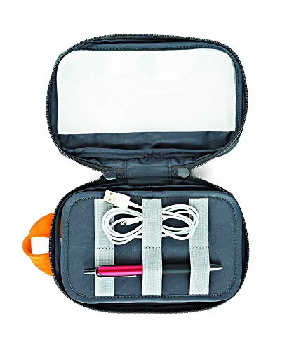 Lowepro GearUp Pouch Mini: A Compact Travel Organizer Pouch for Smartphone Cables, Adapters, Chargers, Batteries and More