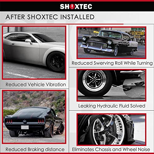 Shoxtec Front Pair Complete Struts Assembly Replacement for 2010-2012 Chevrolet Camaro Coil Spring Assembly Shock Absorber Kits Repl. part no. 172337 172336