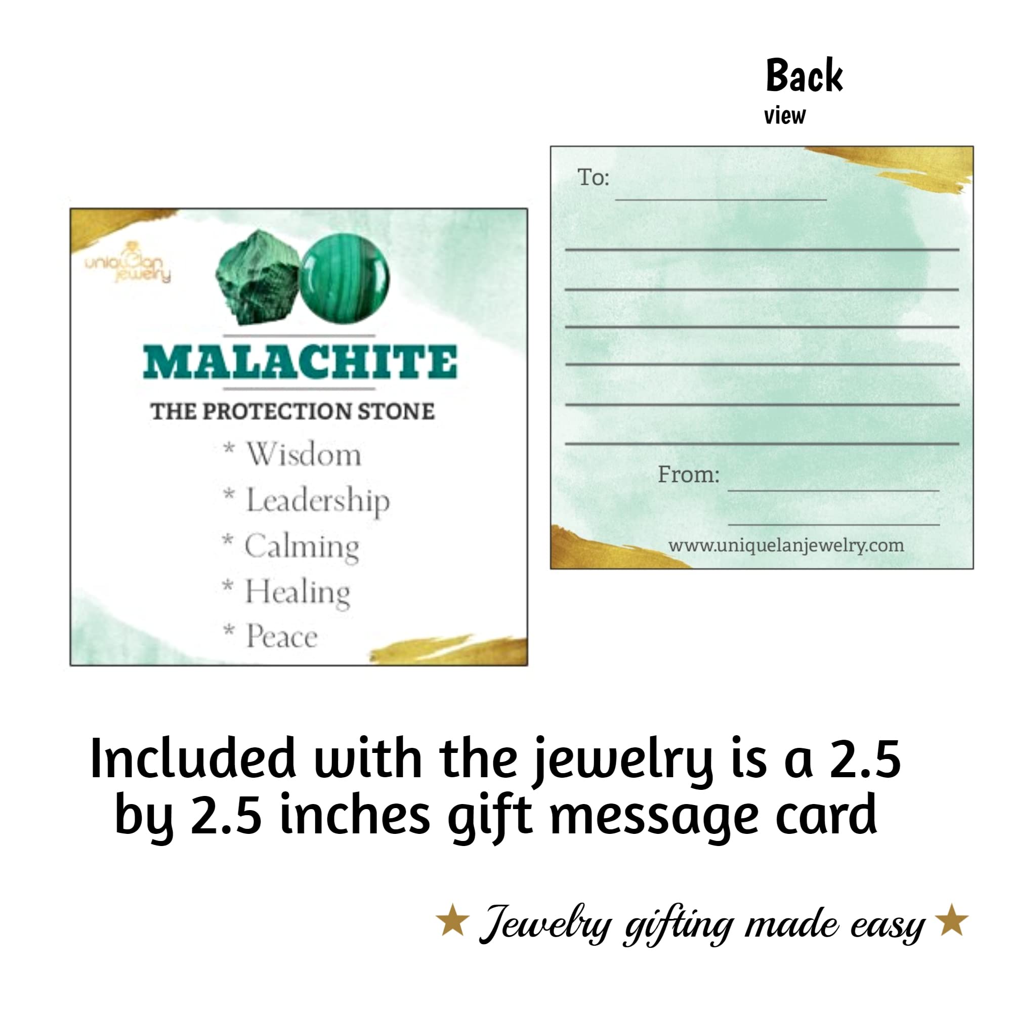 Natural raw malachite gemstone stud earrings with white gold over 925 sterling silver, 6 to 7mm rough genuine quality birthstone gift for her, Uniquelan Jewelry (malachite)