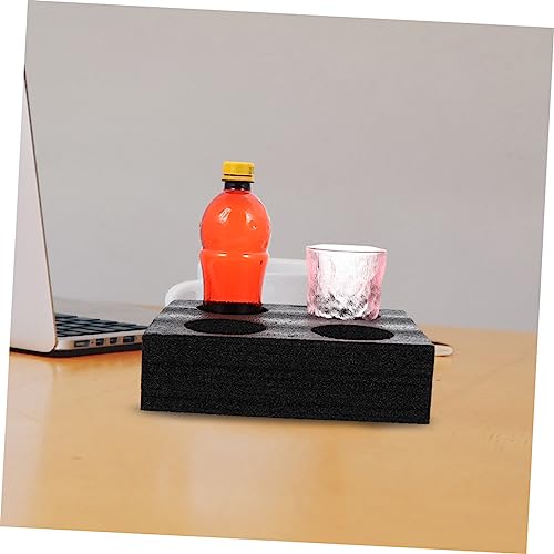Mobestech 10 Pcs Tea Holder Tray Milk Tea Cup Holder Takeout Coffee Carrier Drink Holder Coffee Mug Holder Stand Takeout Cup Carrier Tray Cups and Plates Pearl Cotton Disposable