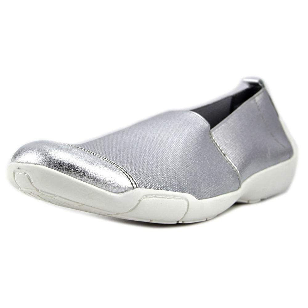 Ros Hommerson Caruso Women's Casual Shoe: Silver/Stretch 8.5 Wide (D) Slip-On