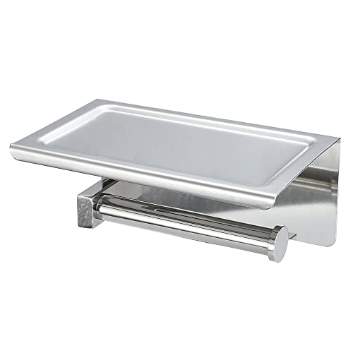 N/A Bathroom Stainless Steel Toilet Roll Holder WC Paper Holder Tissue Boxes Kitchen Paper Towel Holder