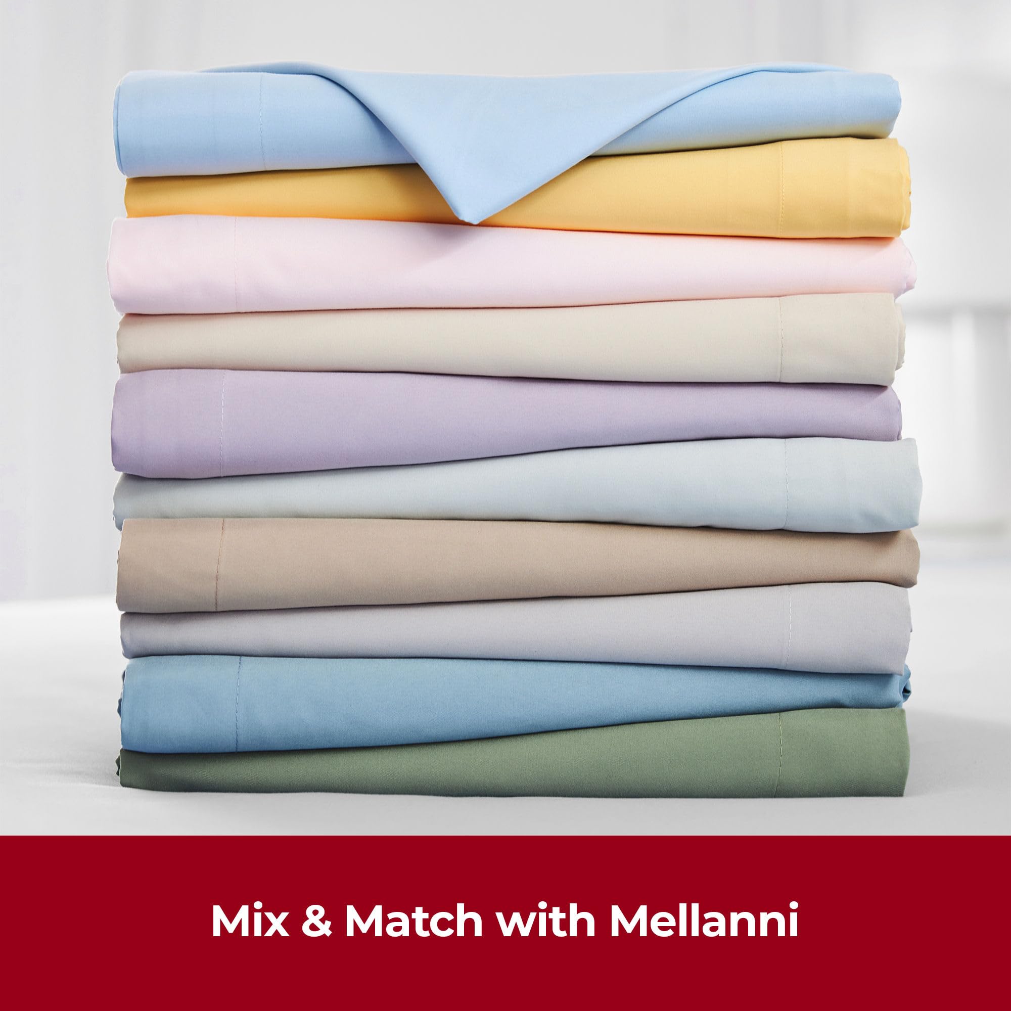 Mellanni Queen Sheets Set - 4 PC Iconic Collection Bedding Sheets & Pillowcases - Hotel Luxury, Extra Soft, Cooling Bed Sheets - Deep Pocket up to 16 inch (Queen, Royal Blue)