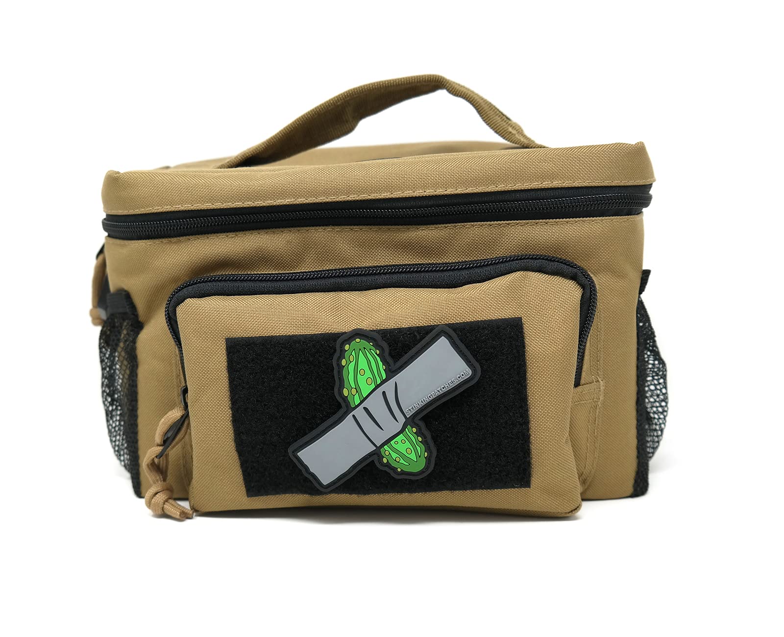 Tactical Lunch Bag PVC Patch Bundle - 3 Great Hook and Loop Patches for Lunch Bags