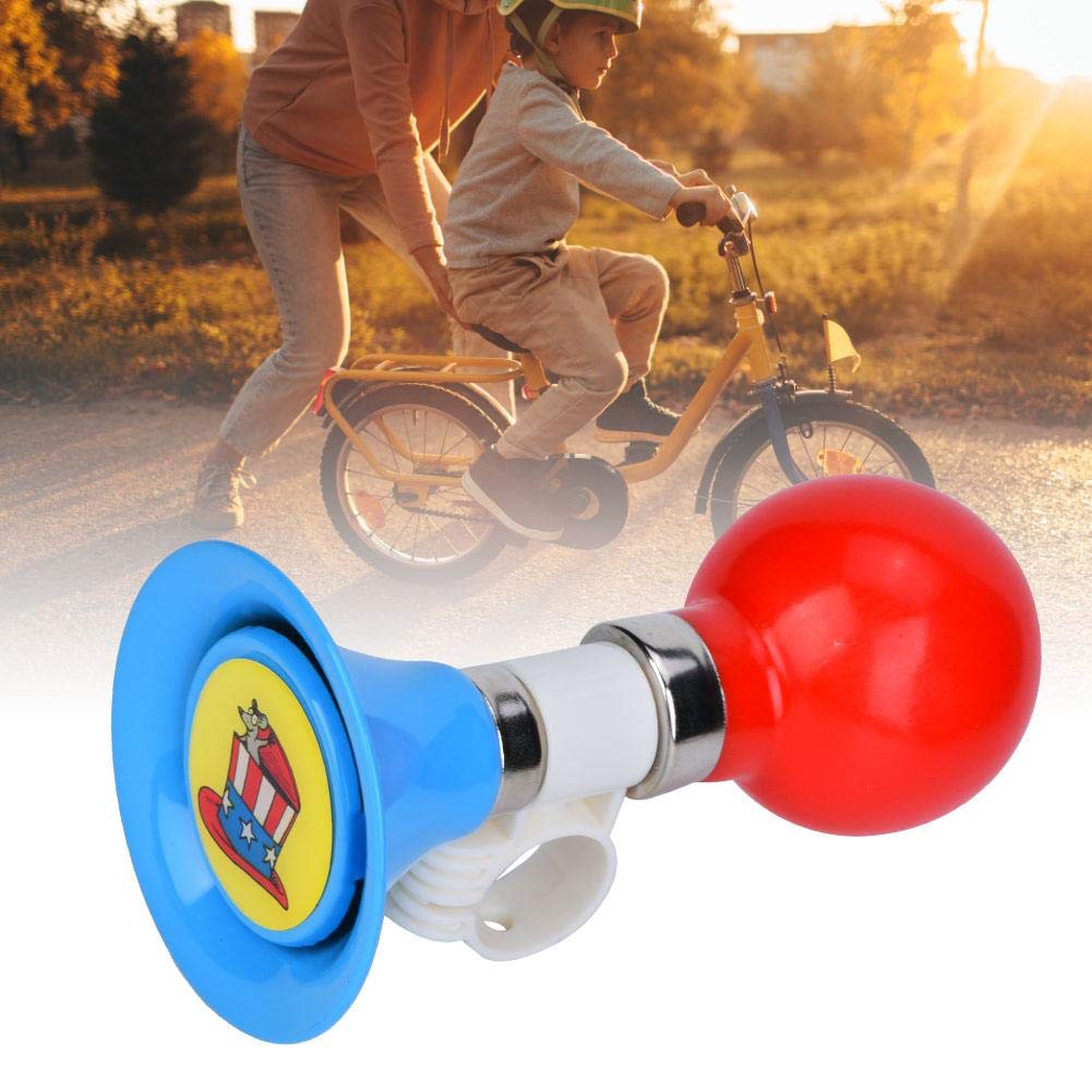 Metal Kids Bicycle Bell, Metal Rubber Loud Kids Bicycle Bell Bicycle Warning Bell for Boys Girls Bicycle Accessory (Blue)