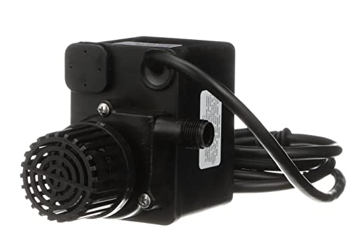 Little Giant PE-2.5F 115 Volt, 1/28 HP, 475 GPH Small Submersible Direct Drive Pump with 6-Ft. Cord, Black, 518600