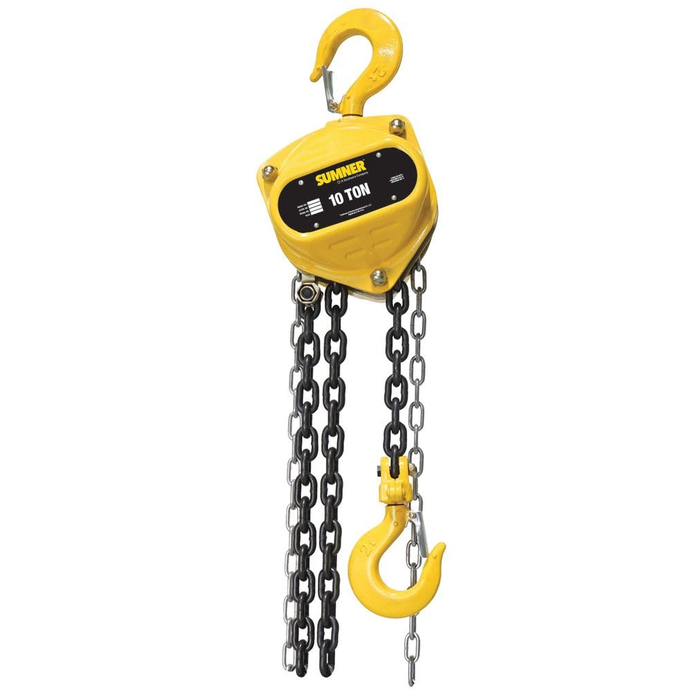 Southwire Sumner 787585 10 ton Chain Hoist with 30 ft. Chain Fall