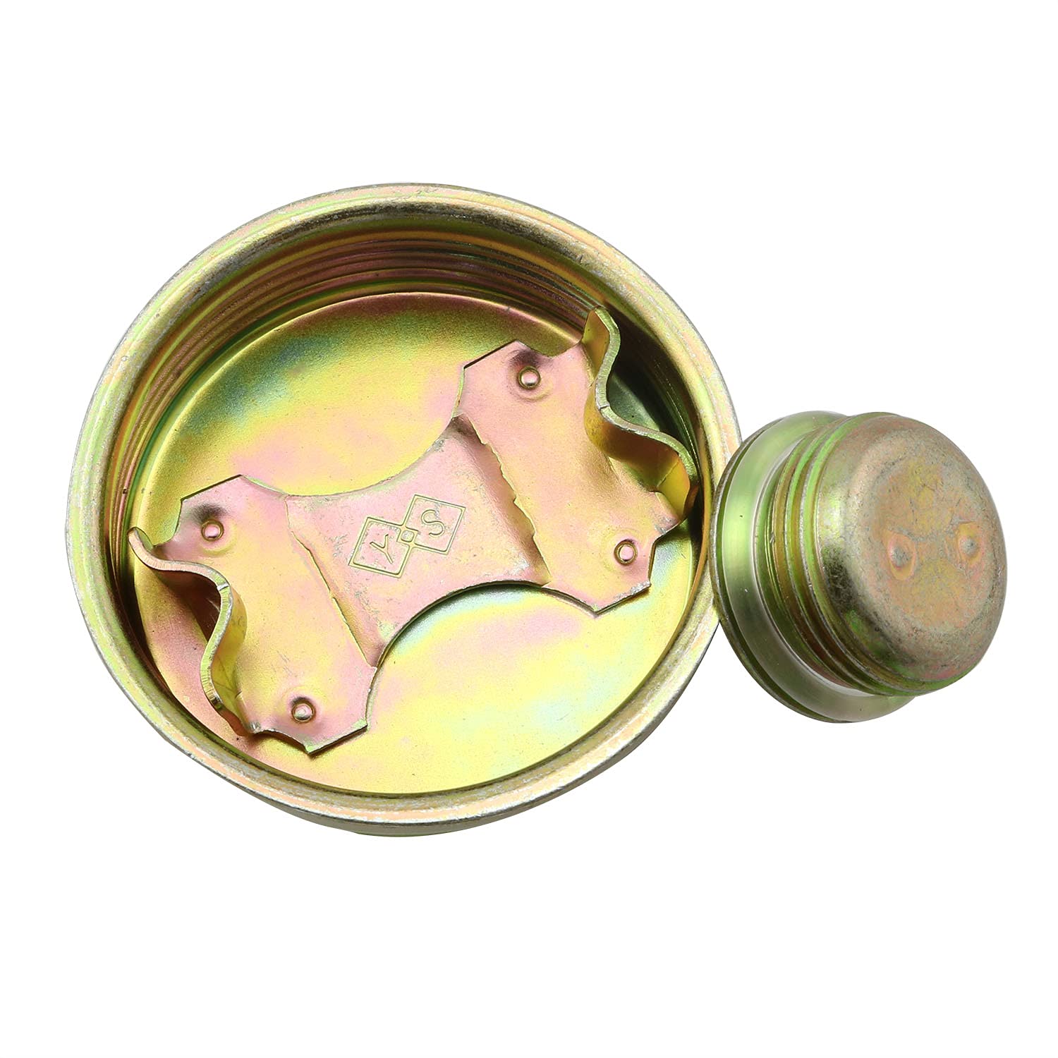 PZRT Drum Bung 2PCS 2Inch and 3/4Inch Drum Closures Steel Bung Plug Drum Plug Cap with Gasket for 55 Gallon Drum Barrel