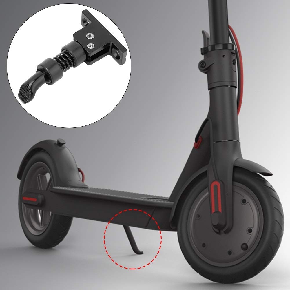 Maxmartt Scooter Stand Kickstand,Electric Scooter Kickstand Metal 8 Inch Electric Scooter Side Support Kickstand Parking Stand for Xiaomi Ninebot Mini