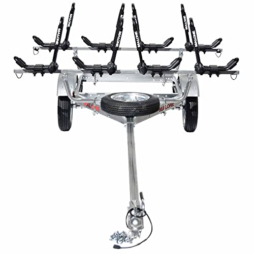 Malone Auto Racks MicroSport 4-Boat FoldAway-J Kayak Trailer Package