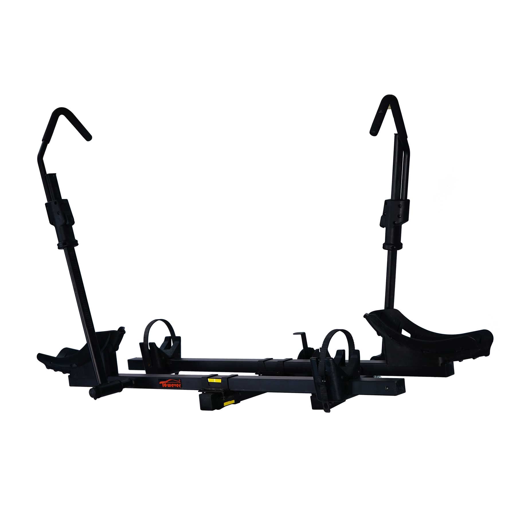Towever 2" Hitch Bike Rack for 2 Bikes/Ebikes Ratchet Arms, Smart Tilting Easy Access to Trunk x 72 lbs (144 lbs Total) Extra Loading Capacity