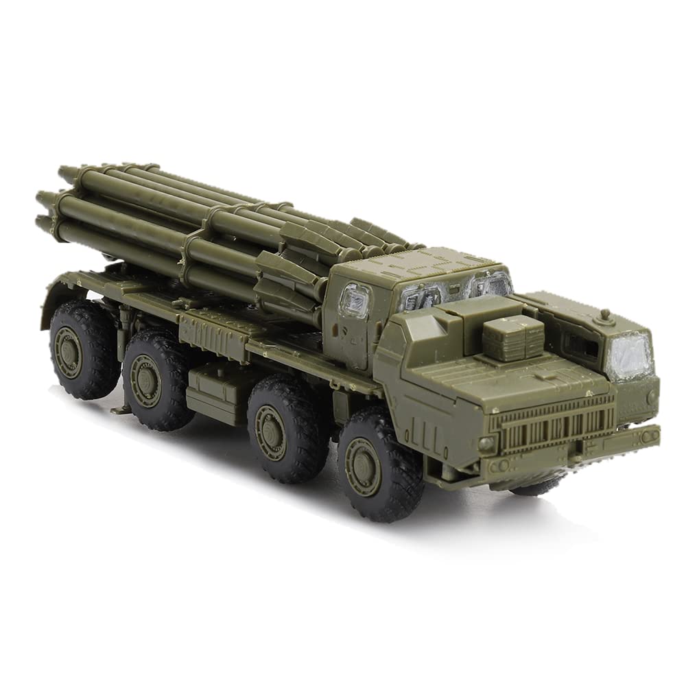 ViiKONDO 1/72 Scale Military Vehicle Toy Rsussian Rocket Launcher Plastic Model Building Kit DIY Assembly Army Men Decoration