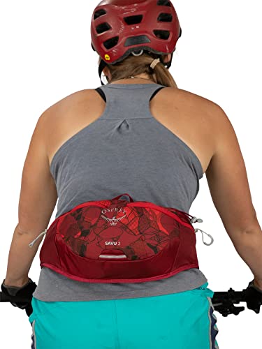 Osprey Savu 2L Unisex Lumbar Biking Hydration Pack, Black