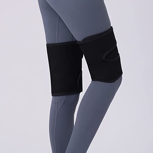 Thigh Brace, Thigh Sleeve Adjustable Injury Recovery Skin Friendly Reusable Hook And Loop for Daily Exercise for Gym Fitness