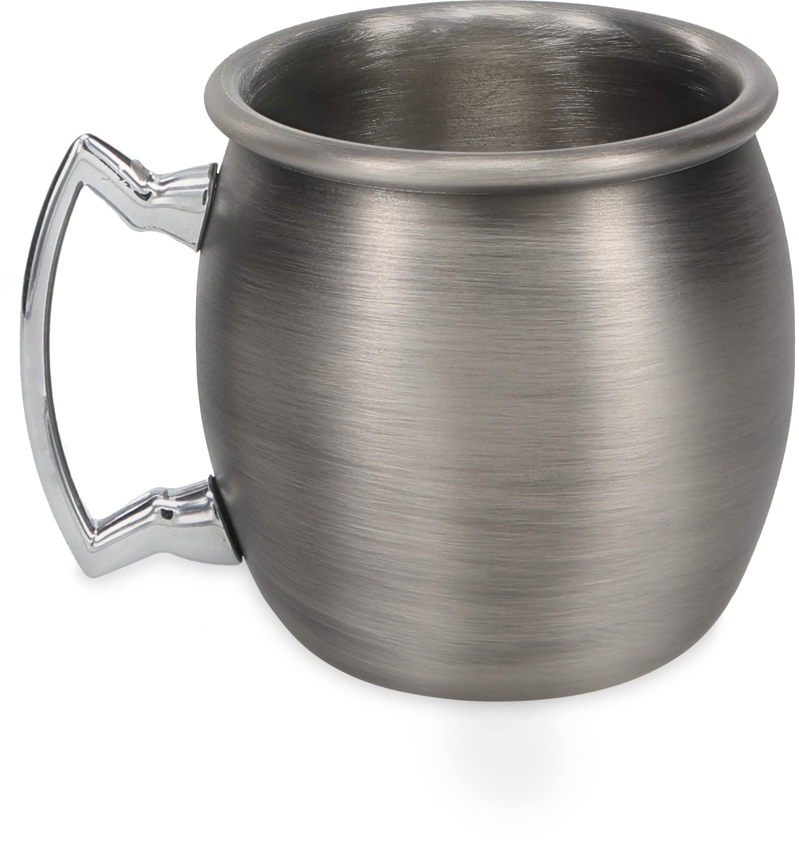 Pavilion Gift Company 2 Oz Silver Stainless Steel Moscow Mule Shot Glass Liquid Courage