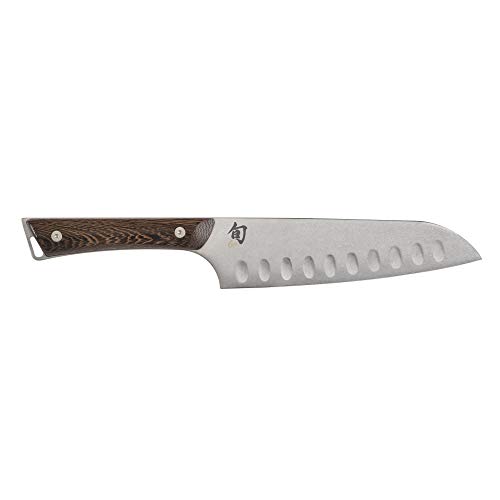 Shun Cutlery Kanso 5-Piece Block Set, Kitchen Knife and Knife Block Set, Includes 3.5โ Paring Knife, 7โ Santoku Knife, 6โ Utility Knife & Honing Steel, Handcrafted Japanese Kitchen Knives